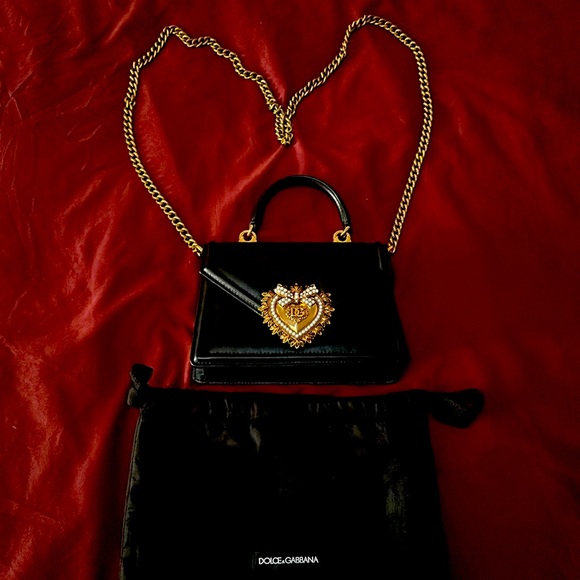 Dolce & Gabbana | Bags | Devotion Mini Leather Tophandle Bag ...